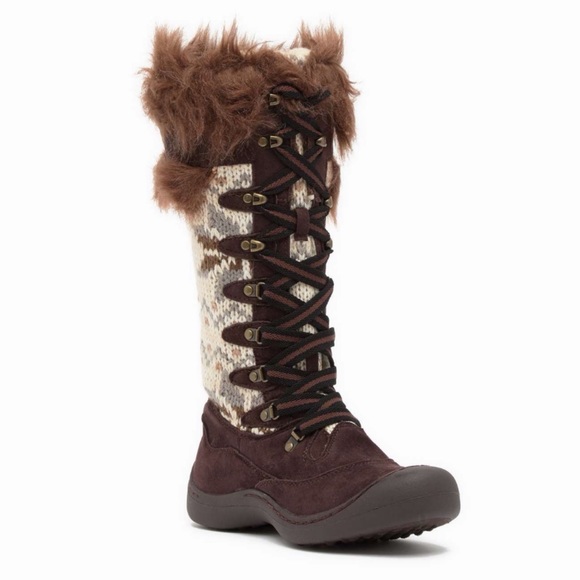 Muk Luks | Shoes | Muk Luks Faux Fur Lined Boots Nwt Brown | Poshmark